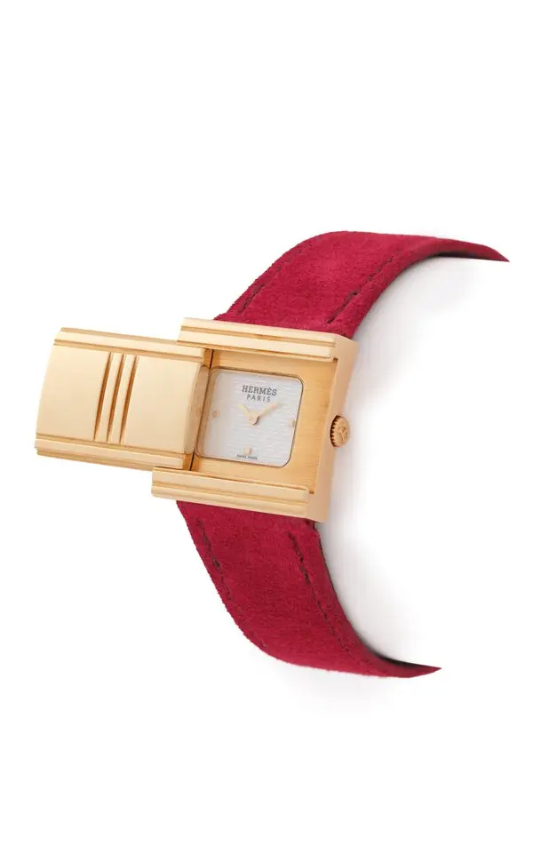 STEPHANIE WINDSOR Hermès Vintage And Leather Watch