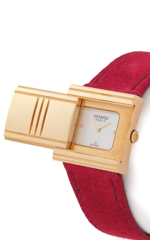 STEPHANIE WINDSOR Hermès Vintage And Leather Watch