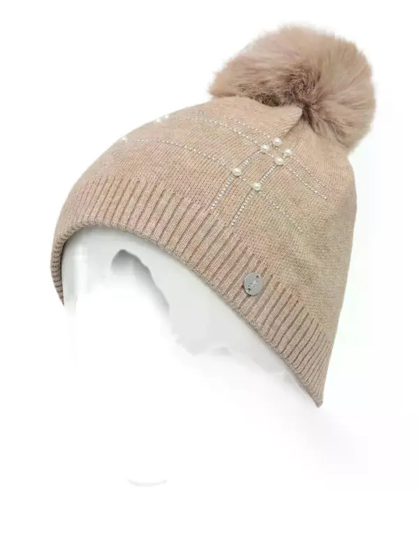 Joseph Ribkoff Pom Pom Detail Beanie