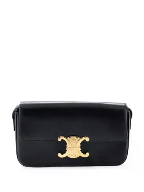 Celine Triomphe East-west Smooth Calfskin Shoulder Bag