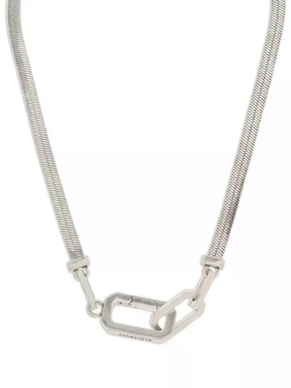 ALLSAINTS Snake-chain Carabiner-link Necklace