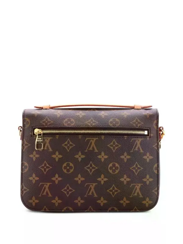 LOUIS VUITTON Monogram Canvas Pochette Metis Crossbody Bag - Brown