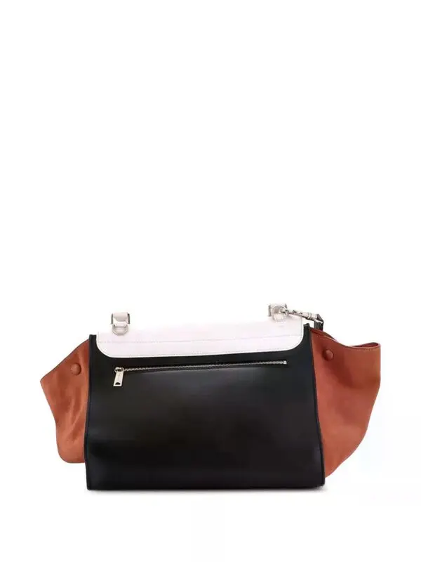 Celine Tricolor Trapeze Satchel - Multicolour