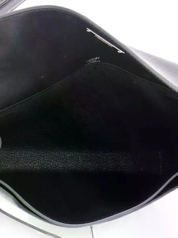 Hermès Kelly Depeches Pouch Evergrain 25 Clutch Bag