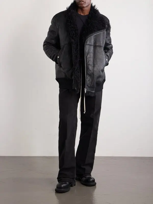 Rick Owens Hollywood Flight Shearling Jacket