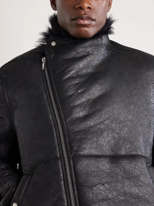 Rick Owens Hollywood Flight Shearling Jacket