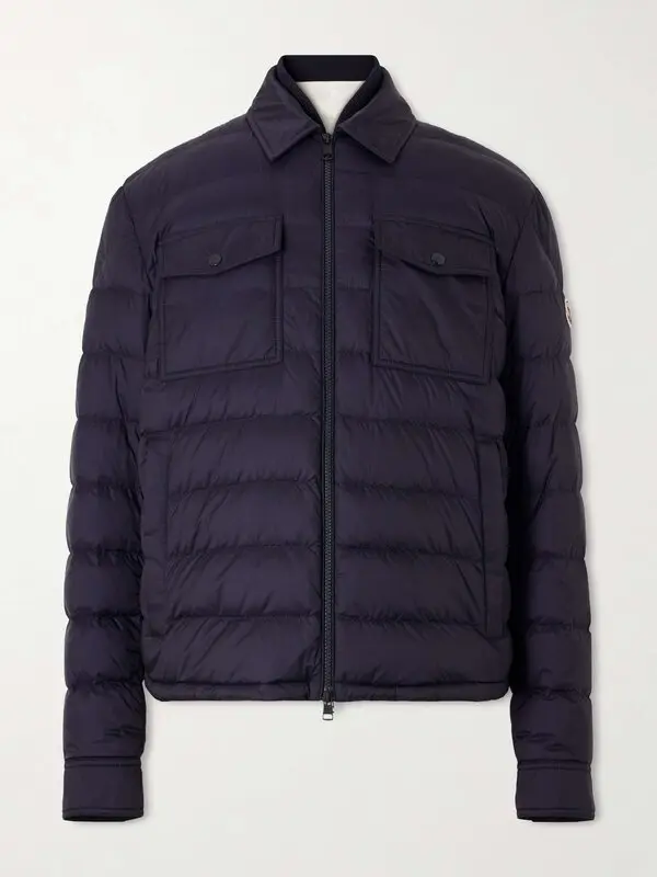 Moncler Vydori Quilted Shell Down Jacket - Navy