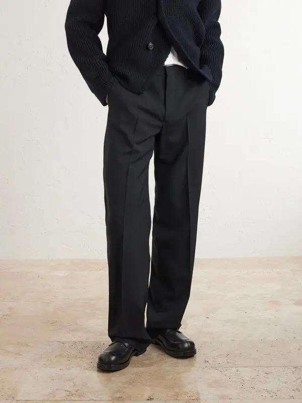 Dries Van Noten Textured Calf Leather Derby Shoes