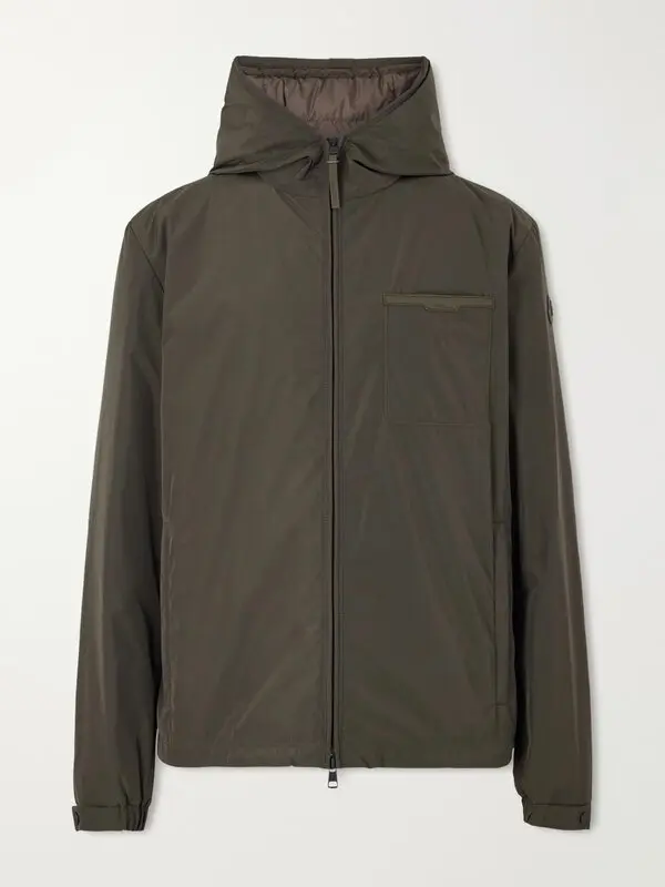 Moncler Austerin Aquaflect Shell Down Jacket - Green