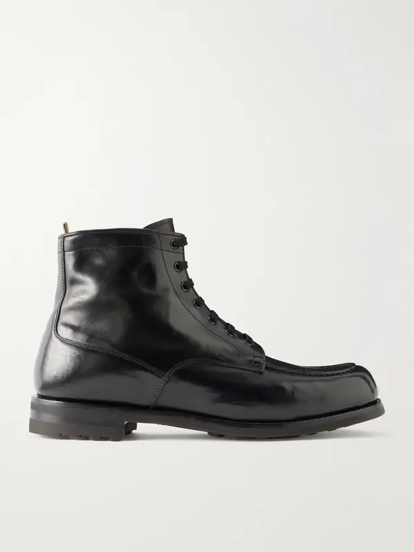 Officine Creative Balata Flexi 002 Leather Lace-up Boots