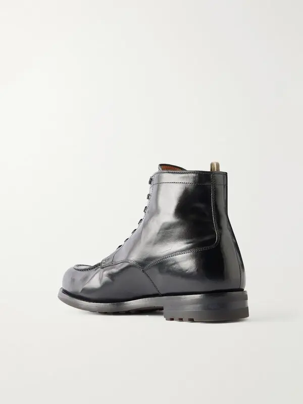 Officine Creative Balata Flexi 002 Leather Lace-up Boots