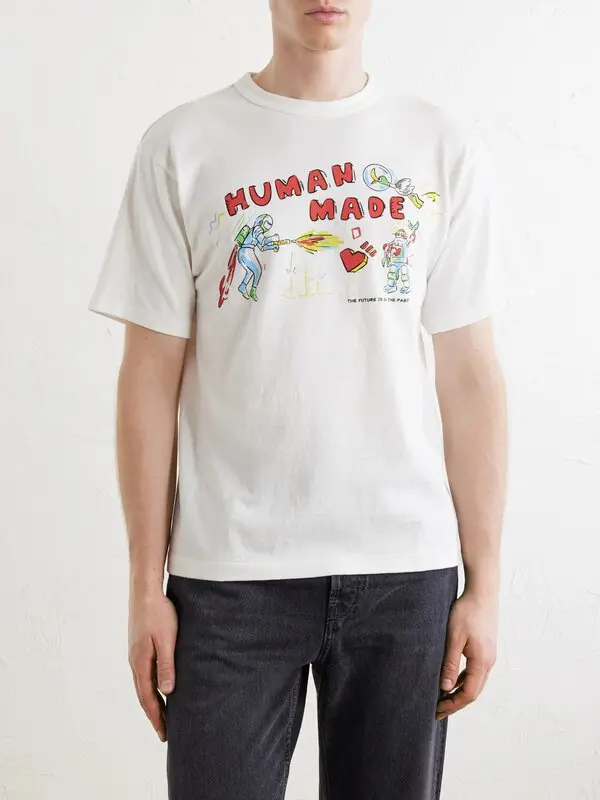 HUMAN MADE Printed Cotton-jersey T-shirt