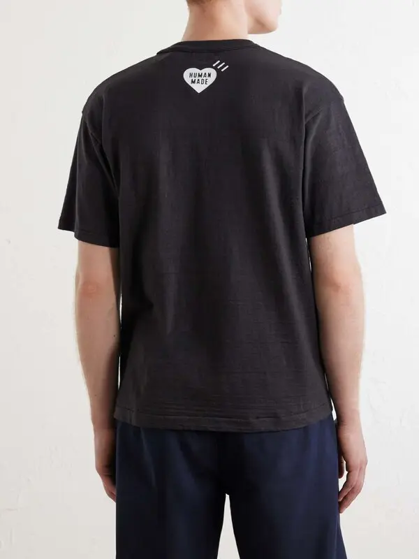 HUMAN MADE Logo-print Cotton-jersey T-shirt