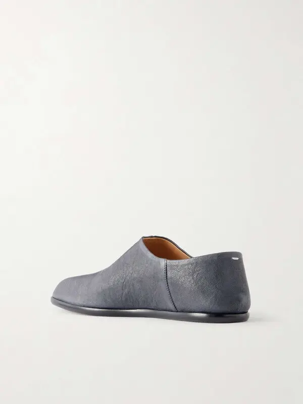 MAISON MARGIELA Tabi Babouche Split-toe Suede Slip-ons