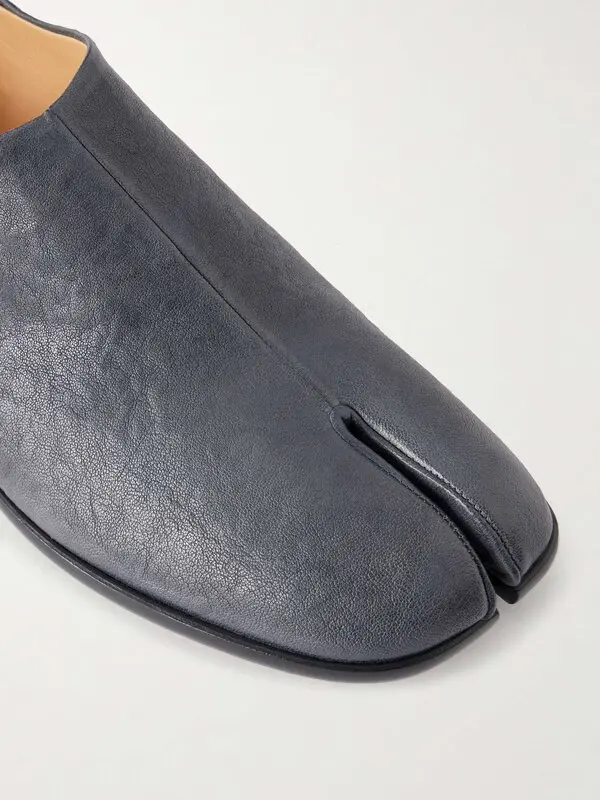 MAISON MARGIELA Tabi Babouche Split-toe Suede Slip-ons