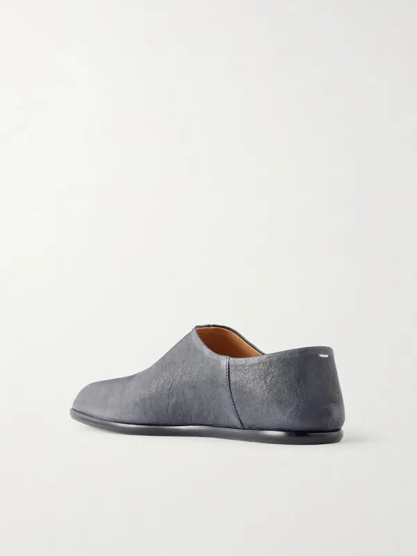MAISON MARGIELA Tabi Split-toe Suede Slip-ons - Gray