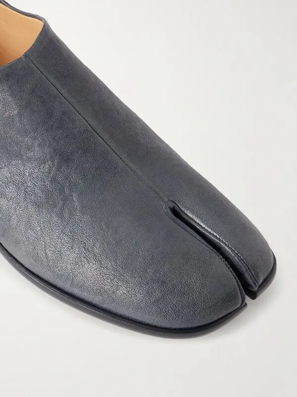 MAISON MARGIELA Tabi Split-toe Suede Slip-ons - Gray