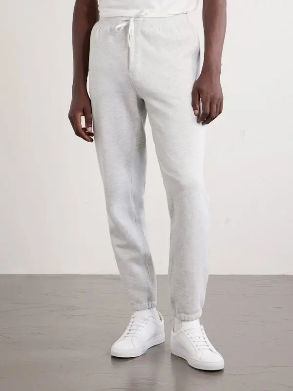 Lululemon Steady State Tapered Cotton-blend Jersey Sweatpants