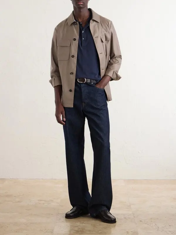 SLOWEAR Wool And Silk-blend Overshirt