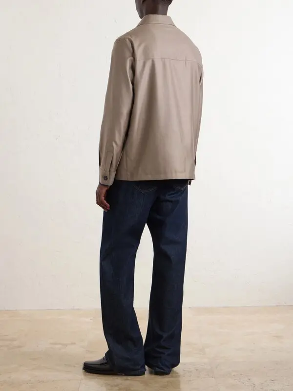 SLOWEAR Wool And Silk-blend Overshirt