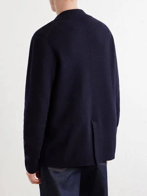 Paul Smith Knitted Merino Wool Blazer