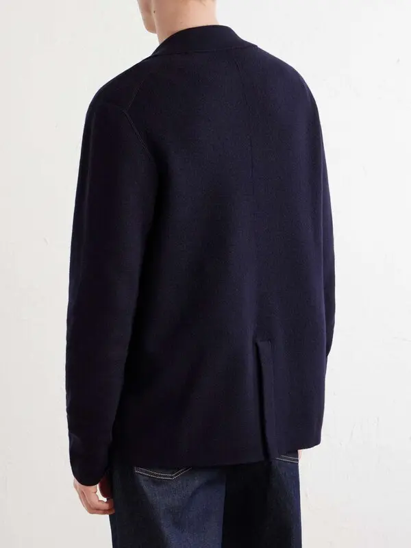 Paul Smith Knitted Merino Wool Blazer