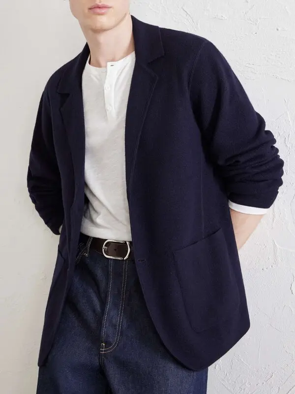 Paul Smith Knitted Merino Wool Blazer