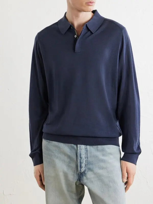 Paul Smith Merino Wool Polo Shirt