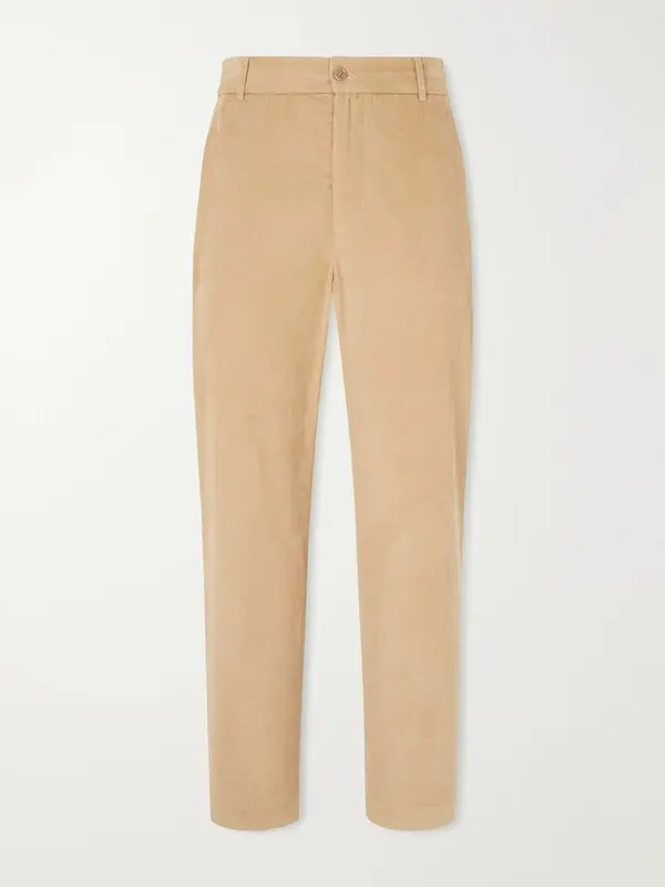 Moncler Straight-leg Cotton-corduroy Trousers