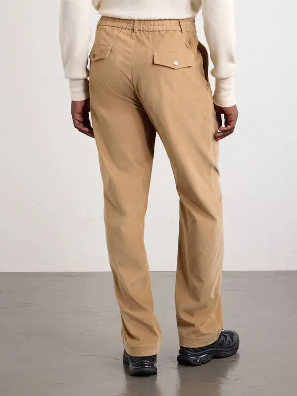 Moncler Straight-leg Cotton-corduroy Trousers