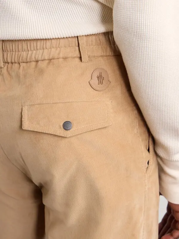 Moncler Straight-leg Cotton-corduroy Trousers