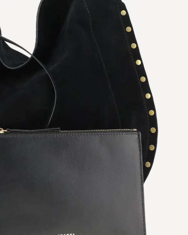Isabel Marant Étoile Oskan Soft Shoulder Bag - Black