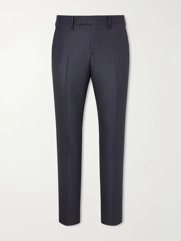 LARDINI Straight-leg Wool Suit Trousers