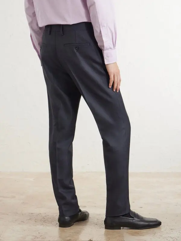 LARDINI Straight-leg Wool Suit Trousers