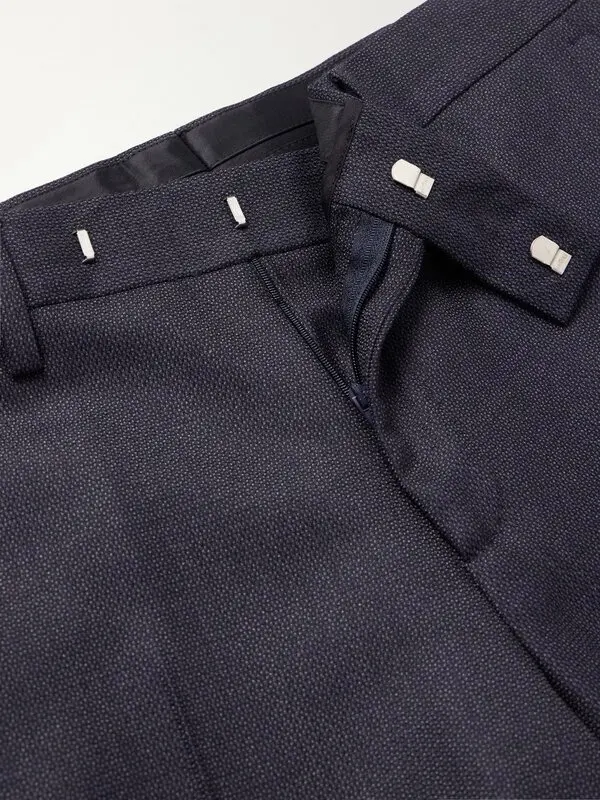 LARDINI Straight-leg Wool Suit Trousers
