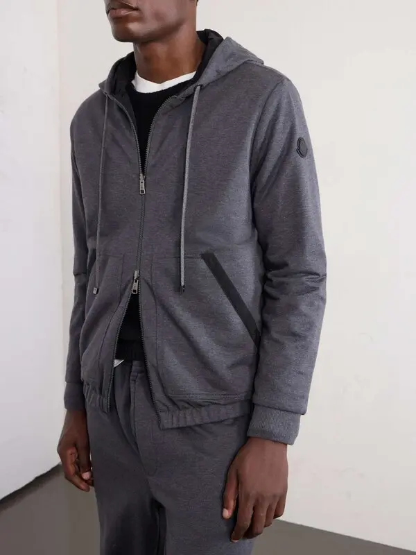 Moncler Cotton Zip-up Hoodie