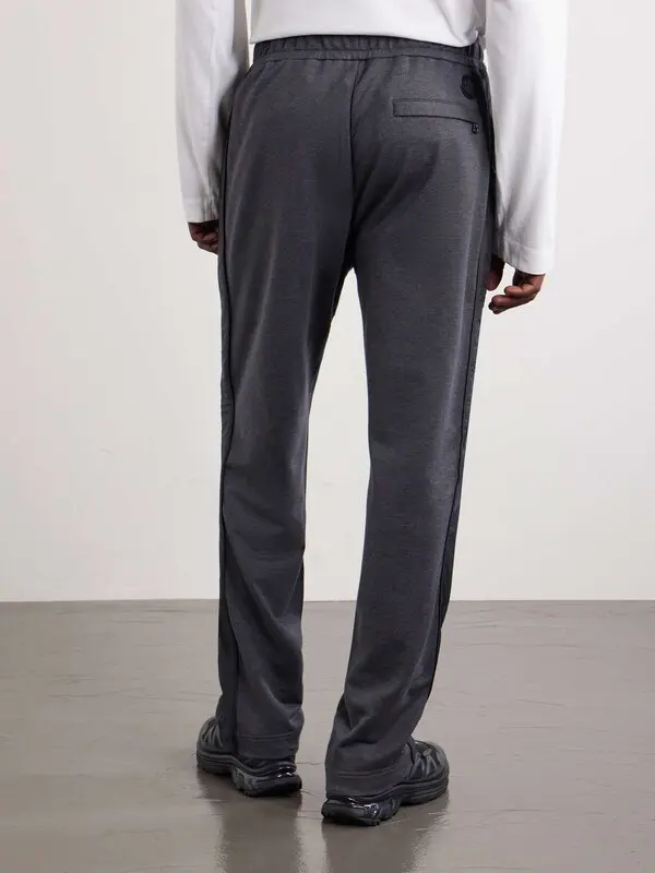 Moncler Straight-leg Striped Cotton Sweatpants