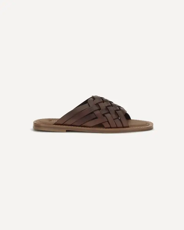 Miu Miu Leather Sandals