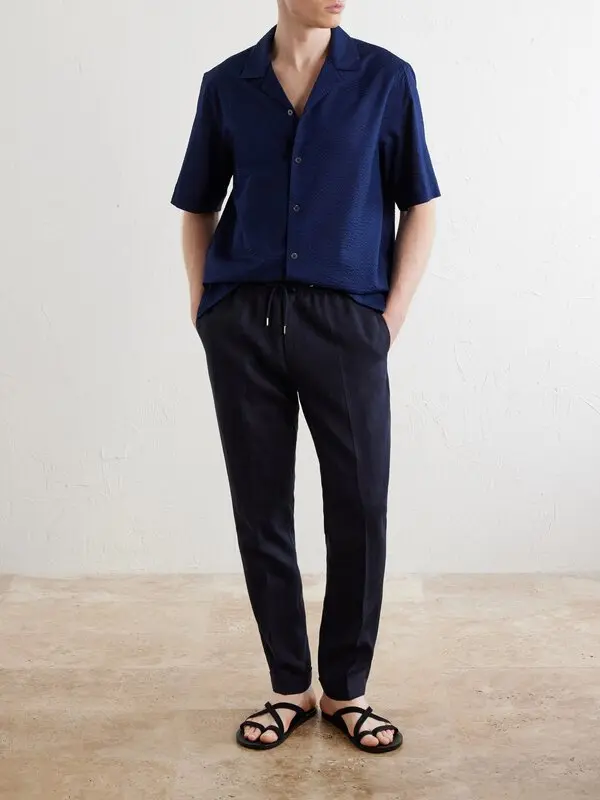 Paul Smith Straight-leg Linen Trousers