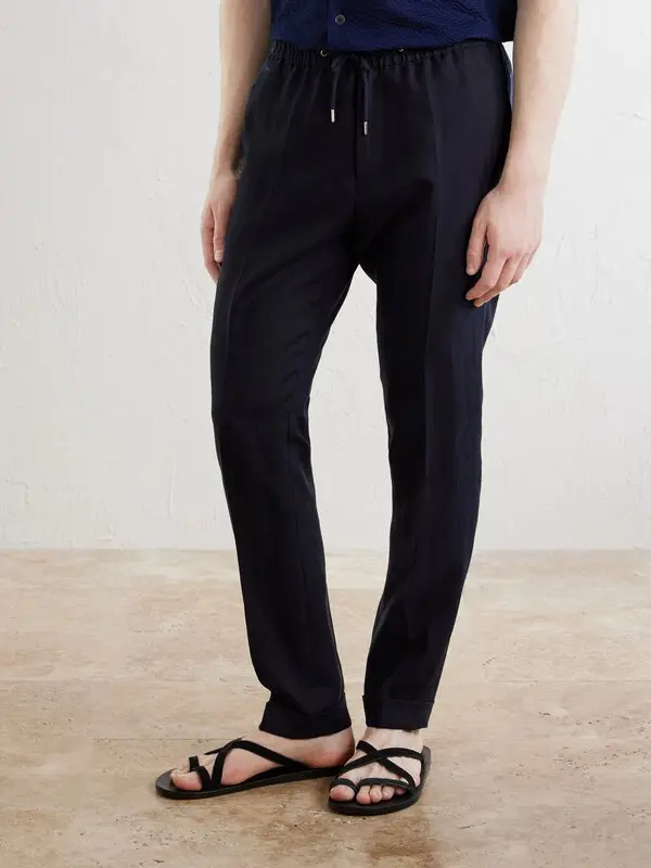 Paul Smith Straight-leg Linen Trousers