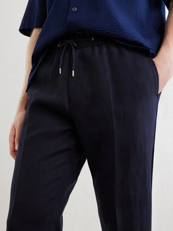Paul Smith Straight-leg Linen Trousers
