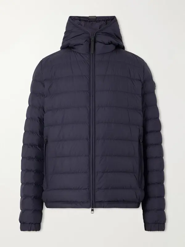 Moncler Quilted Down Jacket - Blue