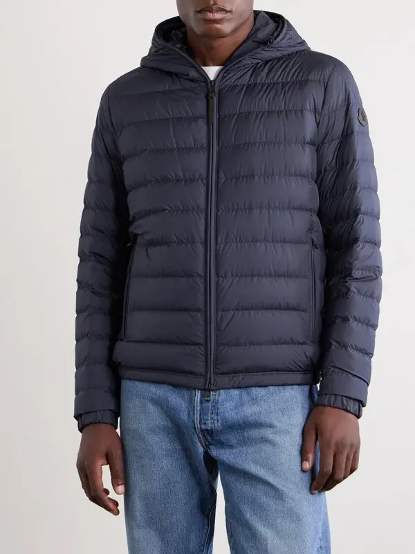 Moncler Quilted Down Jacket - Blue