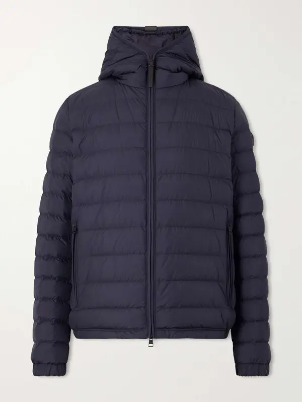 Moncler Solienn Quilted Airsoft Shell Down Jacket - Navy