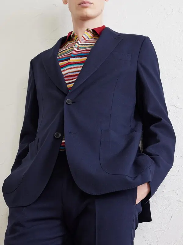 Paul Smith Wool Hopsack Blazer