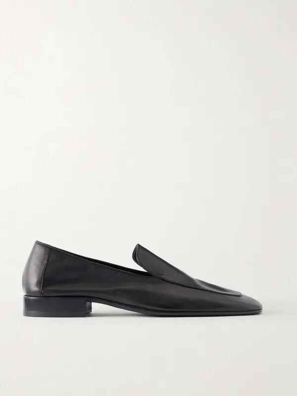 Dries Van Noten Leather Loafers - Black