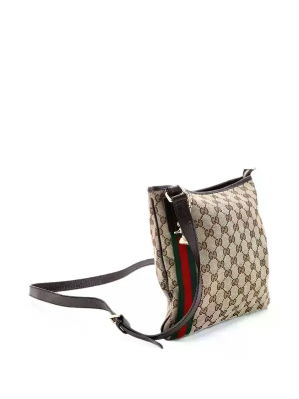 Gucci Jolicoeur Gg Canvas Messenger Bag - Brown