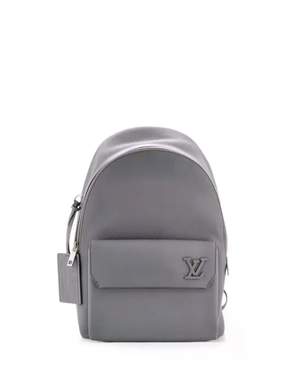 LOUIS VUITTON Aerogram Takeoff Leather Backpack