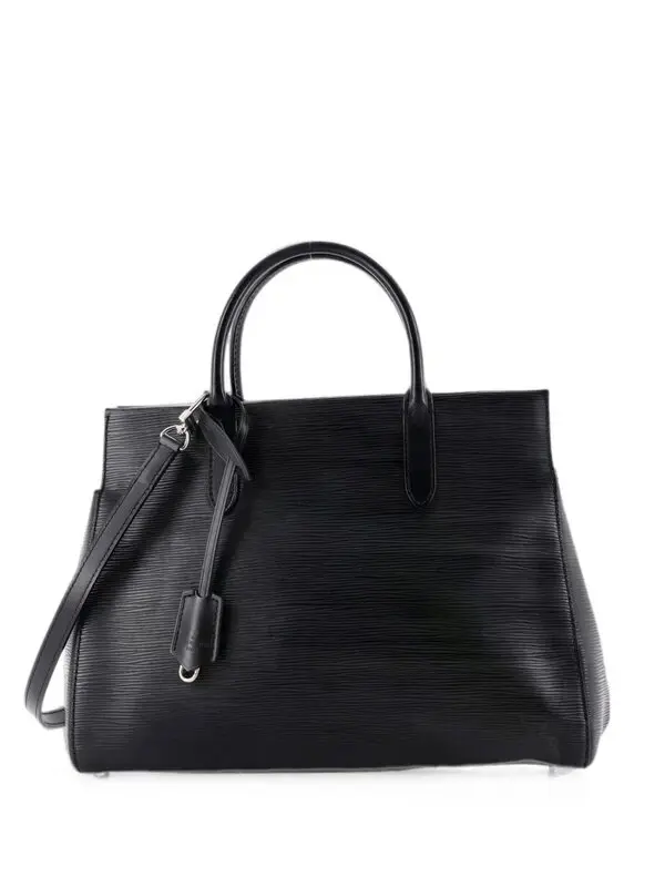 LOUIS VUITTON Marly Handbag Epi Leather Mm Satchel - Black