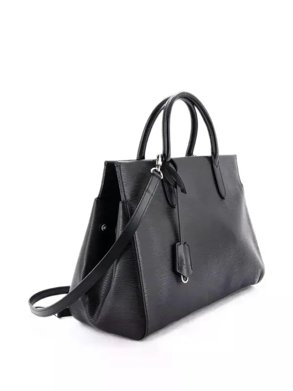 LOUIS VUITTON Marly Handbag Epi Leather Mm Satchel - Black